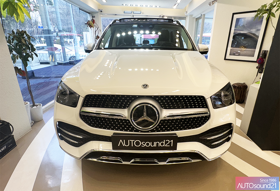 벤츠 GLE450 2023년식 DATASAT 핸드메이드 2웨이 스피커 ( 트위터 + 4인치 미드레인지 ) + 하이브리드 파워켑 30F